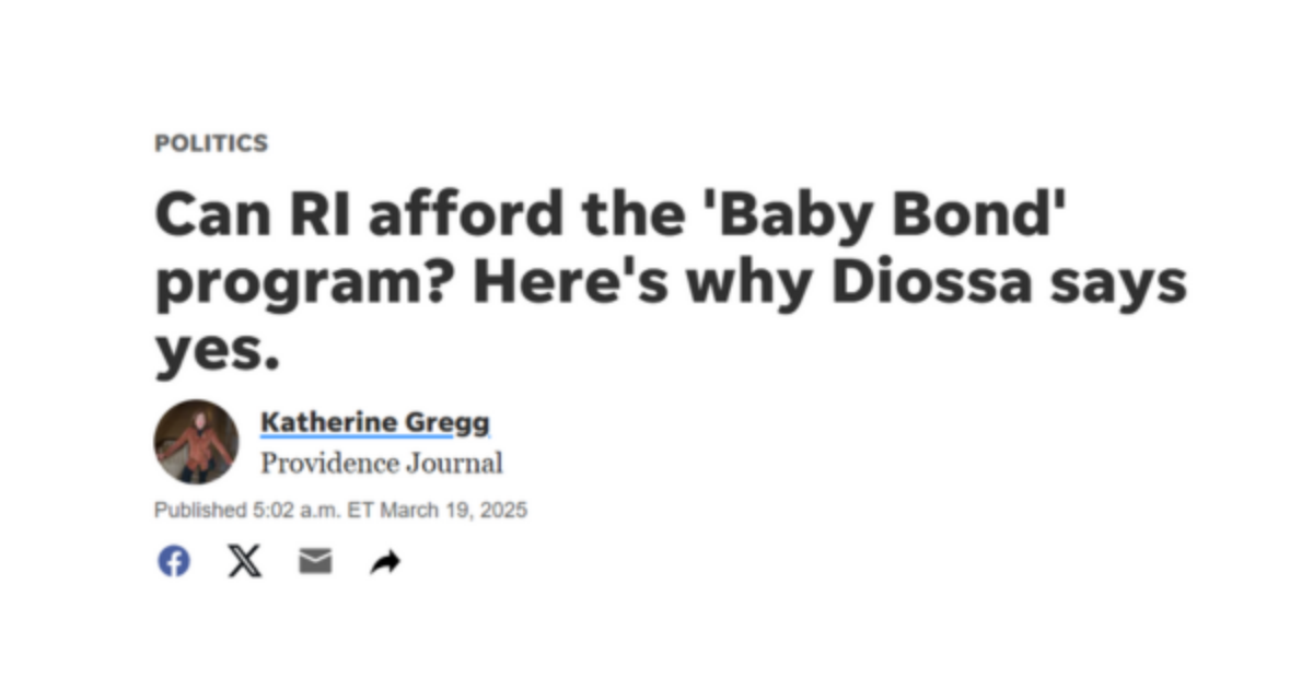 The Economic Progress Institute | Can RI afford the Baby Bond…