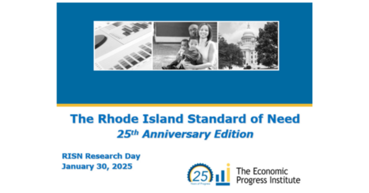The Economic Progress Institute | RISN Research Day at the State House